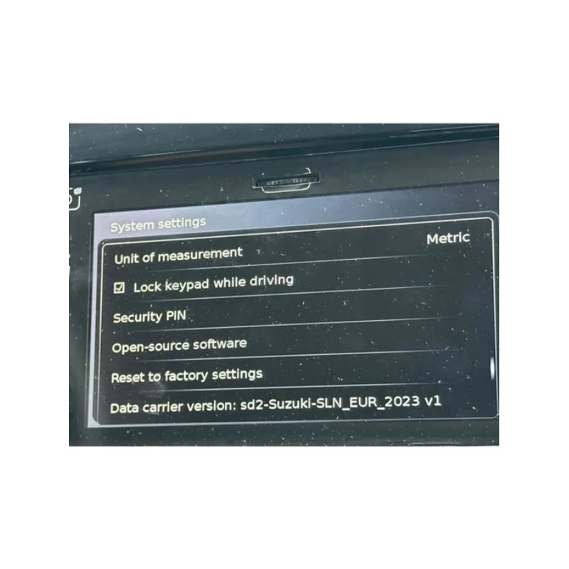 Suzuki SLDA Navigation Update Package Maps, Firmware and Speed Cameras